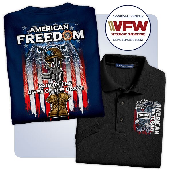NewLife Patriotic T-Shirts and American Veteran Apparel
